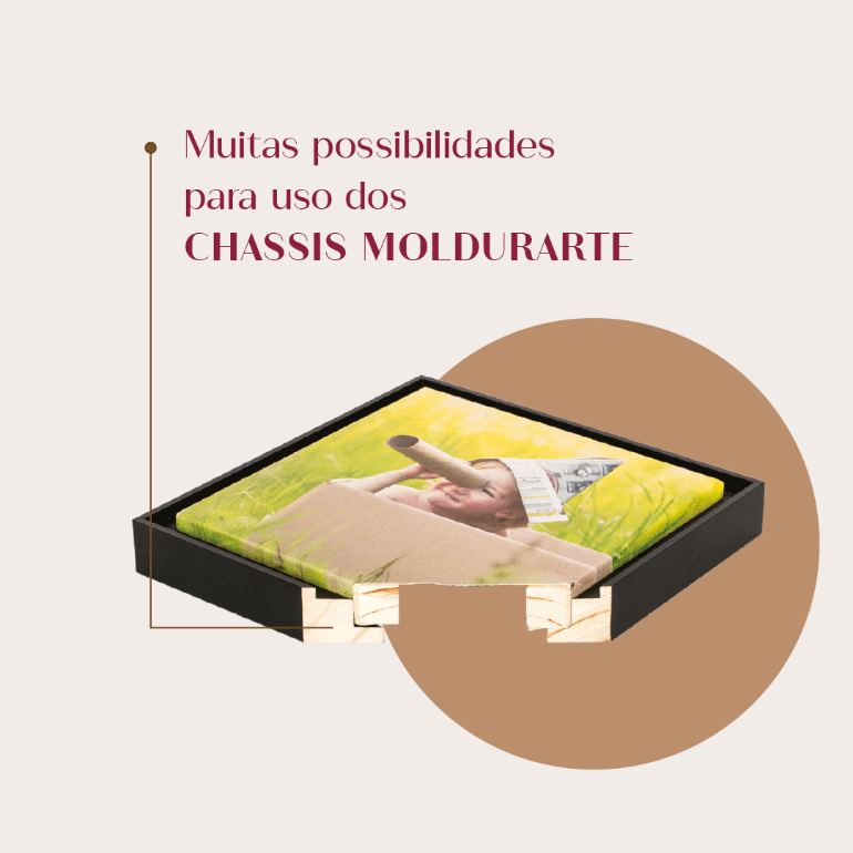 Saiba como reforçar um quadro com o uso do chassis. - Moldurarte